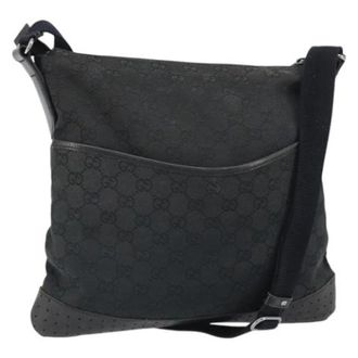 Gucci Pre-owned Canvas Umh&auml;ngetasche - - Pre-owned - Damen - Schwarzk - ONE SIZE