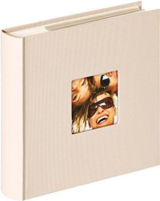 Walther Design Fotoalbum sand 200 Fotos 10 x 15 cm Memo-Einsteckalbum mit Cover-Ausstanzung, Fun ME-110-C