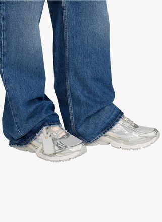 Off-white Baskets crant&eacute;es bi-mati&egrave;re