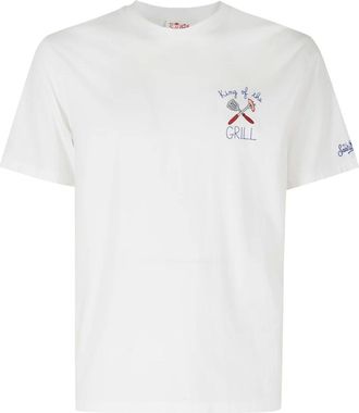 MC2 Saint Barth Homme, Tops, Blanc, Taille: S T-shirt Portofino