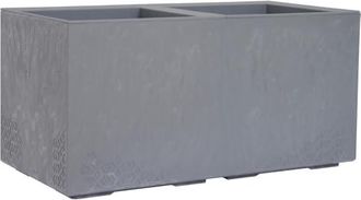 Siena Garden Pflanzkasten FARO Stone schwarz Betonoptik, 40 x 80 x 40 cm