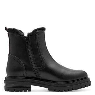 s.Oliver Damen Chelsea Boots mit Reißverschluss Klassisch, Schwarz (Black), 39 EU