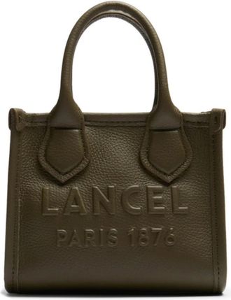 Lancel Femme, Sacs, Vert, Taille: ONE Size Jour Mini Tote Bag
