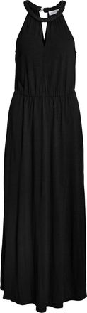 Vila Damen Kleid VIMILLA BRAIDED MAXI DRESS/FT/KA (DE/NL/SE/PL, Alphanumerisch, XL, Regular, Regular, black)