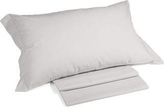 Caleffi Baumwolle, einfarbig, Bettw&auml;sche, Baumwolle, Creme, Doppelbett, 76383