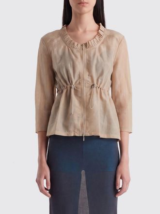 Paloma Wool Kurze, leichte Jacke aus Seidenmischung mit Kordelzug in der Taille