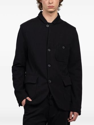 Hannes Roether buttoned pocket jacket - Schwarz