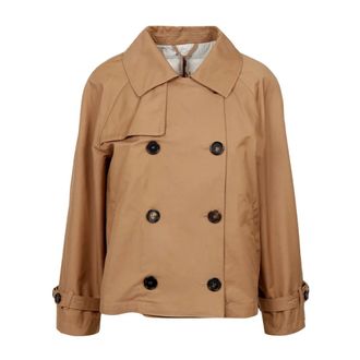 Max Mara Femme, Vestes, Beige, Taille: 40 FR The Cube Safari Coat