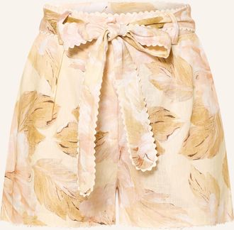 Mrs & Hugs Mrs & Hugs Leinenshorts gelb