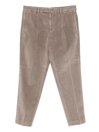 Dell'Oglio Cordhose mit Falten - Braun