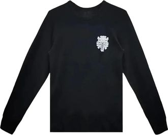 Chrome Hearts t-shirt Dagger &agrave; manches longues - Noir