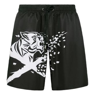 Plein Sport Homme, Maillots de bain, Noir, Taille: 4XL Boxer Shorts