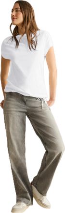 Cecil Damen T-Shirt mit Raffung