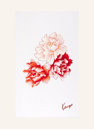 Kenzo Kenzo Home Strandtuch Kpeony weiss