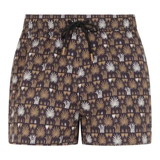 HUGO BOSS Homme, Maillots de bain, Multicolore, Taille: L Short de bain avec imprim&eacute;