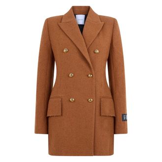 Patou Femme, Manteaux, Brun, Taille: 38 FR Manteau Crois&eacute;