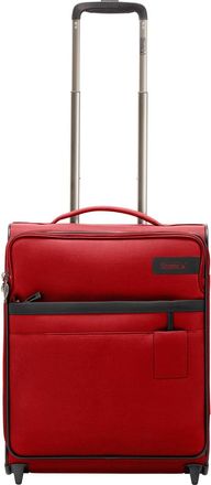 Stratic Light Koffer weichschale Trolley Rollkoffer Reisekoffer Handgeb&auml;ck TSA-Zahlenschloss, erweiterbar, extra leicht, inkl. Einkaufsbeutel, Gr&ouml;&szlig;e S, red
