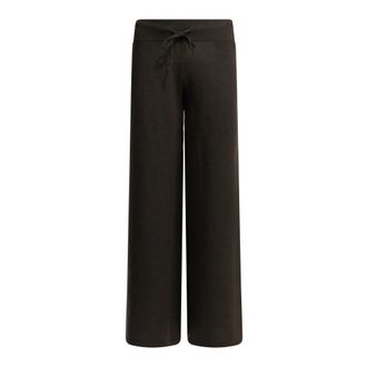 Lisa Yang Sofi Wide Hosen - - Trousers - Damen - Braun - M