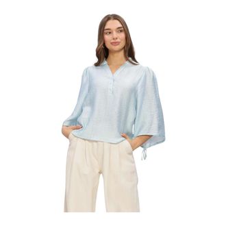 Aaiko Damen, Blusen & Hemden, Blau, SGr&ouml;&szlig;e