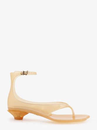 Chlo&eacute; TPU Jelly sandals with shell-shaped heel - CHLOE - gender_Woman