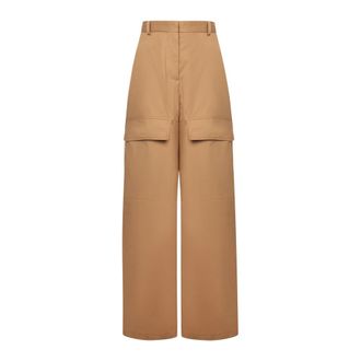 Stella McCartney Wide Hosen - - Trousers - Damen - Braun - XS
