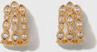 Maje Strass-ohrringe - Golden - Maje