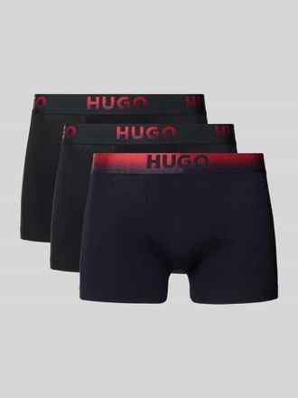 HUGO BOSS Slim Fit Trunks aus Baumwoll-Mix im 3er-Pack