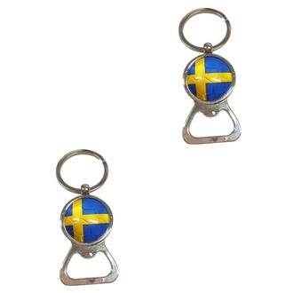 Cabilock 2St Taschenflaschen&ouml;ffner football flaschen&ouml;ffner schl&uuml;sselanh&auml;nger-flaschen&ouml;ffner Flaschen&ouml;ffner Schweden Korkenzieher Schl&uuml;sselanh&auml;nger Flaschen&ouml;ffn