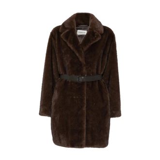 P.A.R.O.S.H. Cappotto - - Coats - Damen - Braun - L