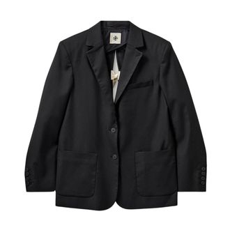 The Garment Schleifenblazer mit gebogenen &Auml;rmeln - - Jackets - Damen - Schwarzk - S