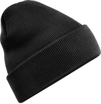 Beechfield B45R Recycled Original Cuffed Beanie - Black