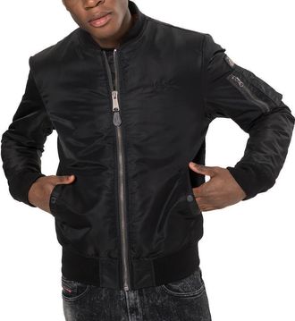 Schott NYC Schott Bomber, Schwarz, Herren, Jet17, Schwarz, XXL