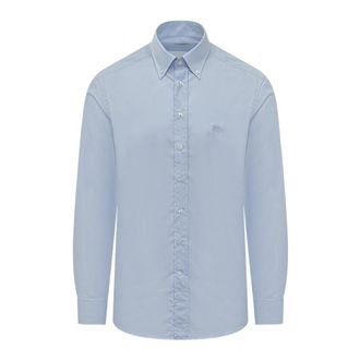 Etro Button-down Hemd mit Logo - - Shirts - Herren - Blau - 6XL