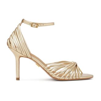 Kazar Goldene Sandalen mit d&uuml;nnen Riemen - - Shoes - Damen - Gelb - 35 EU