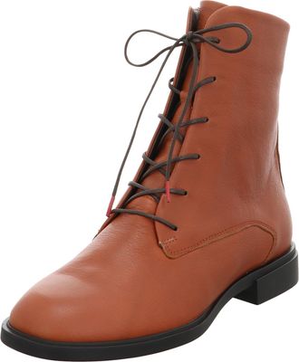 Think Think NINA Damen chromfrei gegerbte nachhaltige Stiefelette, Cognac 3010, 39.5 EU