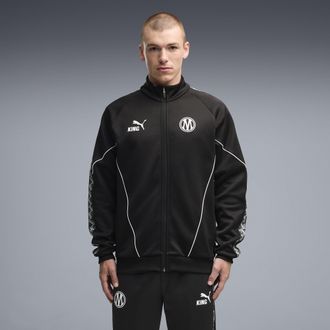 Puma Olympique de Marseille KING Anthem Jacke mit Rei&szlig;verschluss Herren, Kleidung, Schwarz, XXL