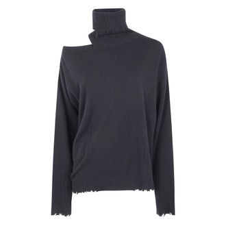Uma Wang Stylisches High Neck Top - - Knitwear - Damen - Schwarzk - M