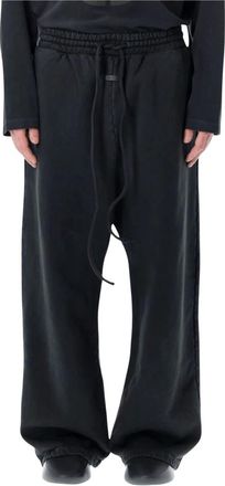 Fear of God Homme, Pantalons, Noir, Taille: M Wide Leg Jogging