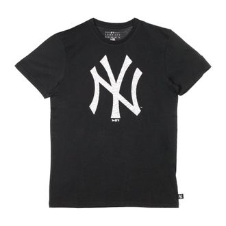 New Era Homme, Tops, Bleu, Taille: S T-shirt MLB imprim&eacute; en marine