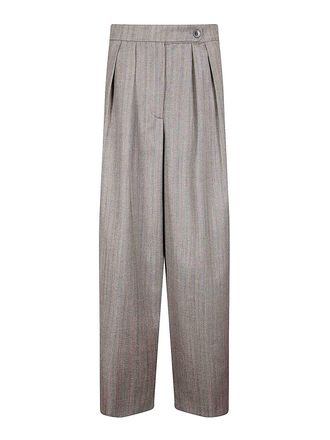 Dries Van Noten Casual Hose - Grau