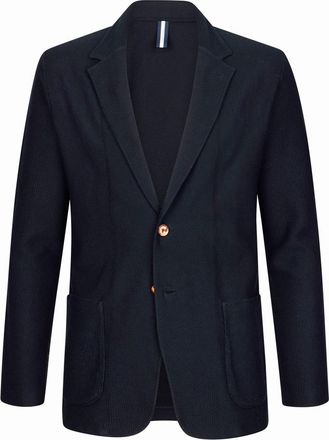 Profuomo Einreiher Strick-Sakko aus leichter Aero Ease-Baumwolle in