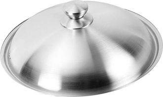 Cabilock Topfdeckel 30cm Verbr&uuml;hschutzdeckel Aus Rostfreiem Edelstahl Universaldeckel F&uuml;r Pfannen K&uuml;chenhelfer F&uuml;r Bratpfannen Und T&ouml;pfe Praktisch Und Langlebi