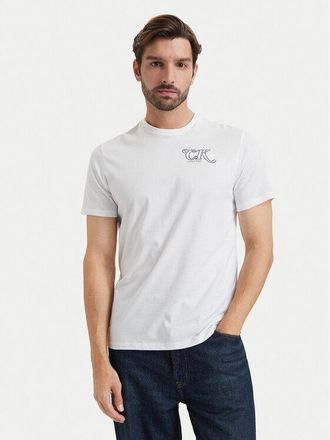 Calvin Klein Jeans T-Shirt LV04RH819G Wei&szlig; Regular Fit