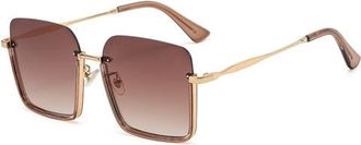 Generic Lunettes De Soleil Carr&eacute;es En M&eacute;tal, Grande Monture, For Hommes Et Femmes, Style D&eacute;coratif, Id&eacute;ales For Les Vacances, Les S&eacute;ances Photo En Ext&eacute;rieur, 