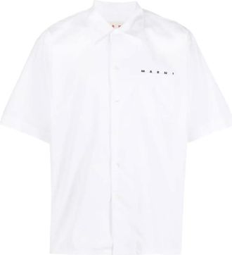 Marni Homme, Chemises, Blanc, Taille: XL S/S Shirt
