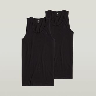 G-Star Base Tanktop 2-Pack - Schwarz - Herren