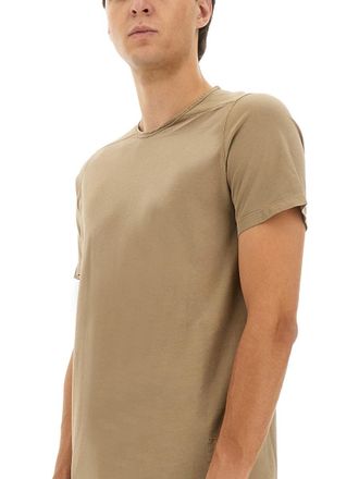 Rick Owens 100% Cotton T-Shirt - Beige
