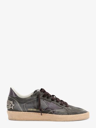 Golden Goose Ballstar used effect leather sneakers - GOLDEN GOOSE DELUXE BRAND - gender_Man