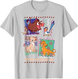 Disney K&ouml;nig der L&ouml;wen Simba und Timon Graphic T-Shirt T-Shirt