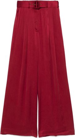 Zimmermann pantalon Tuck - Rouge